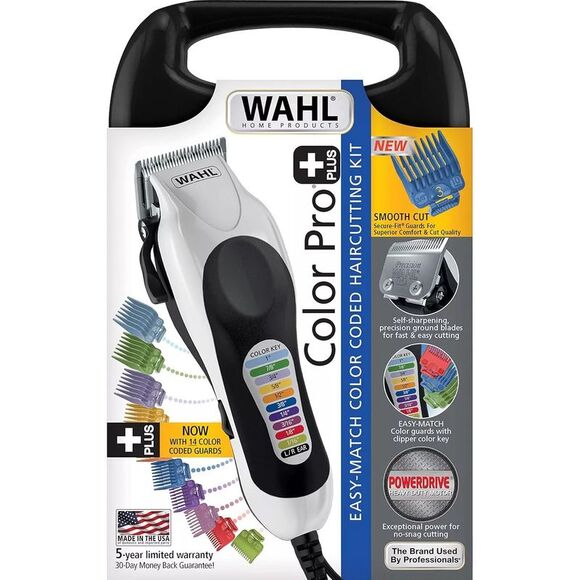 Wahl | Grooming | Wahl Color Pro Plus Corded Electric Hair Clipper Set ...
